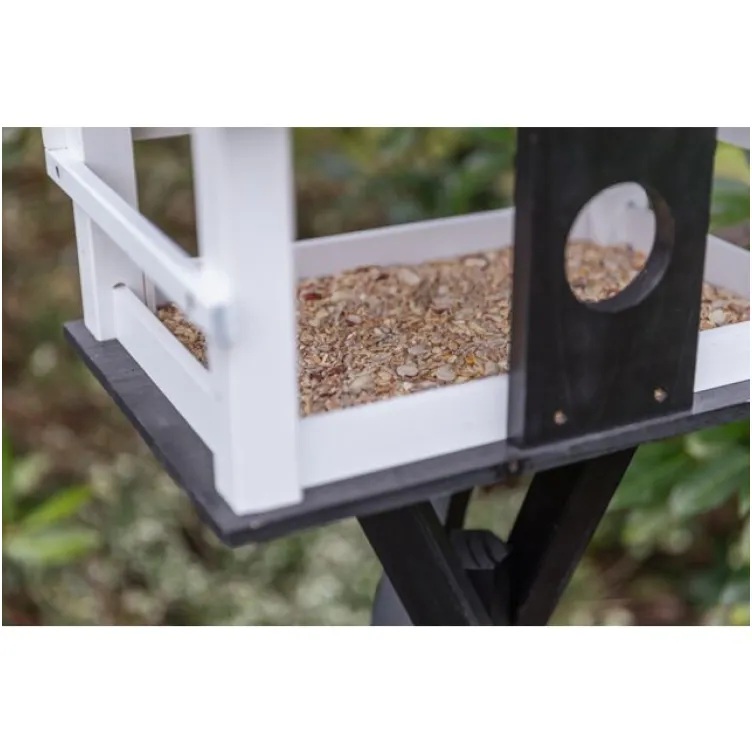 Hranilica za ptice crno/bela 48X33X37cm/ 1.33m