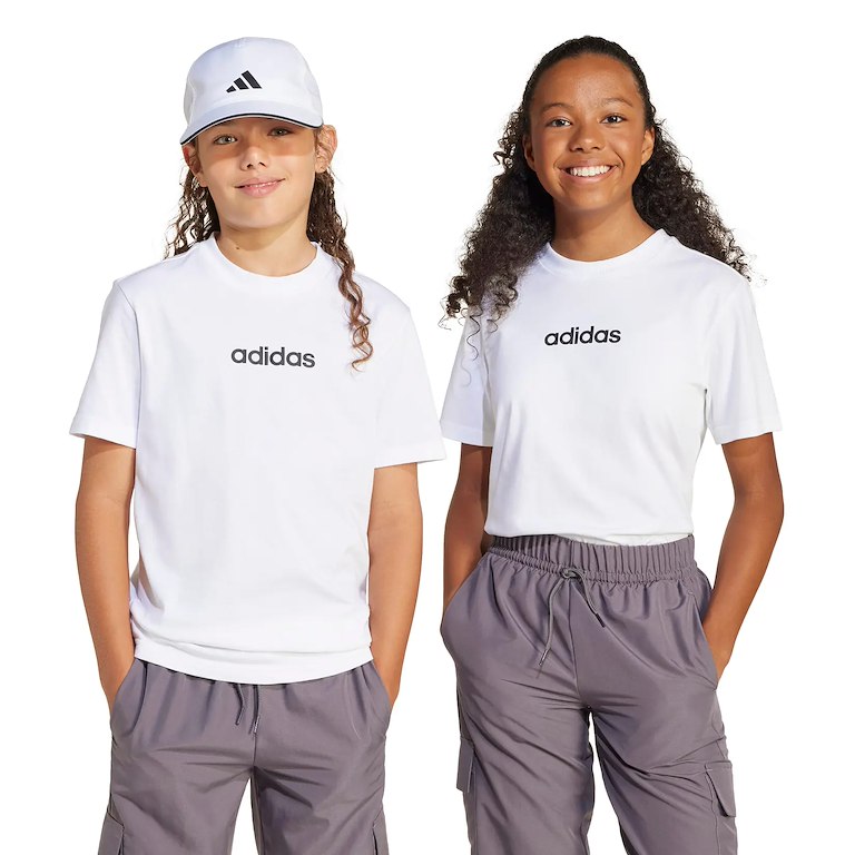 Adidas Dečija majica J Lin Tee 160, JC9747, Bela