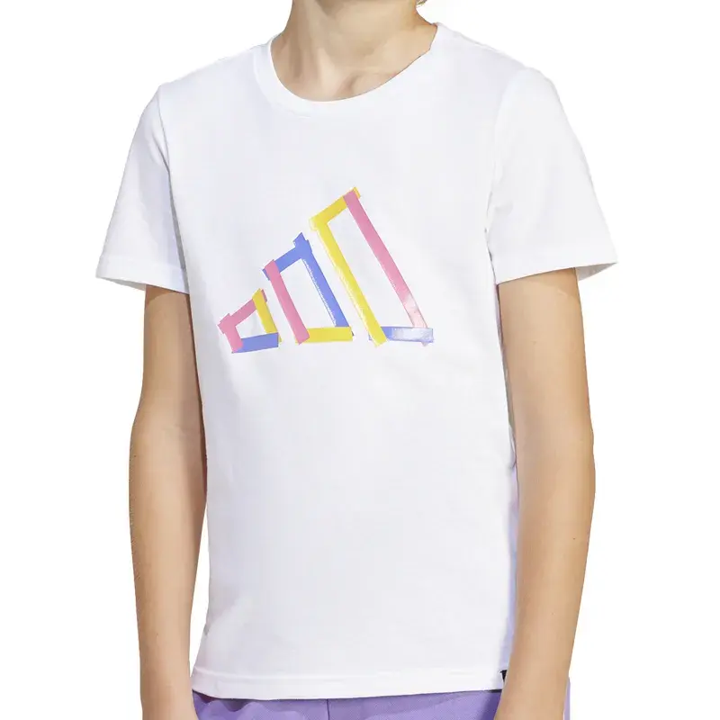 Adidas Dečija majica Tech Logo Graphic, Bela