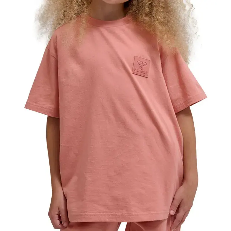 Hummel Majica za devojčice Hmlclean T-Shirt S/S, Prljavo Roze