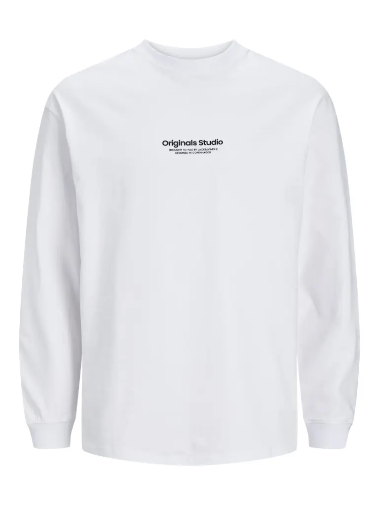 JACK & JONES JUNIOR Majica dugih rukava za dečake 12253958, Bela
