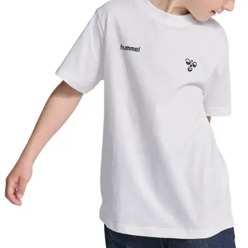 Hummel Majica za dečake Hmljr Graphic T-Shirt S/S, Bela