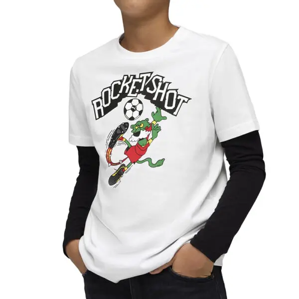 Puma Majica za dečake Graphic, Bela