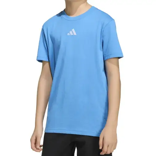 Adidas Majica za dečake J Sl Tee 160 Rayblu/White, Plava