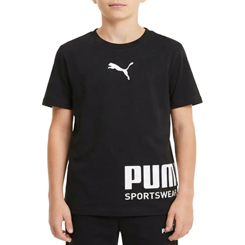 Puma Majica za dečake SPORT GRAFIK B, Crna