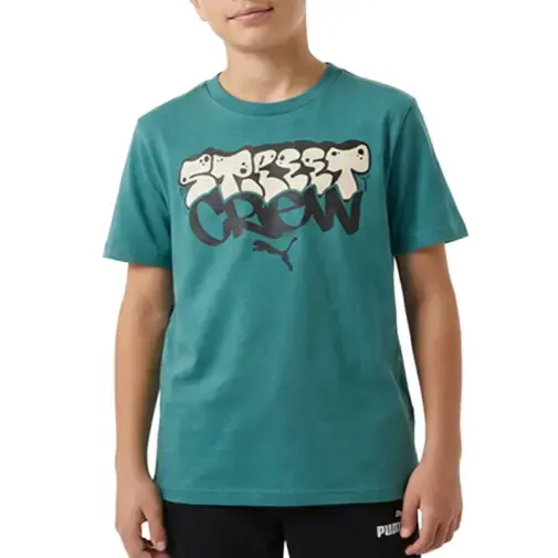 Puma Majica za dečake Mid90S Graphic Tee B, Zelena