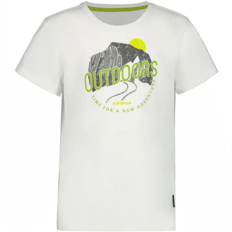 ICEPEAK Kinston JR Majica za dečake, Bela