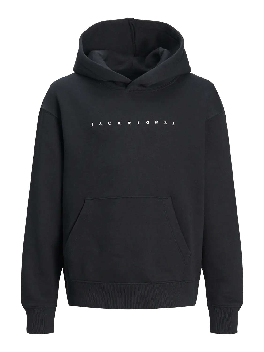 JACK & JONES JUNIOR Duks za dečake 12237468, Crni