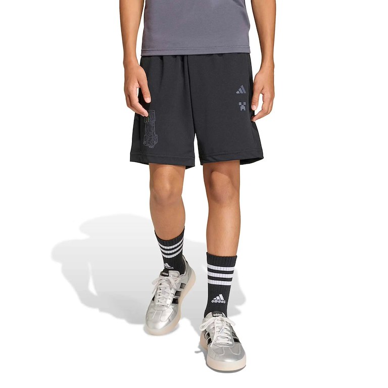 Adidas Šorc za dečake J Mc KA0243, Crni