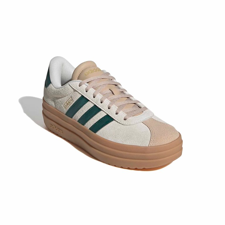 Adidas Ženske patike Vl Court Bold KJ6810, Bež-zelene