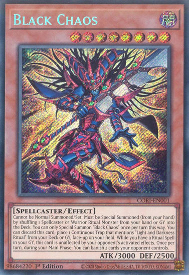 Black Chaos - CORI-EN001 - Secret Rare 1st Edition