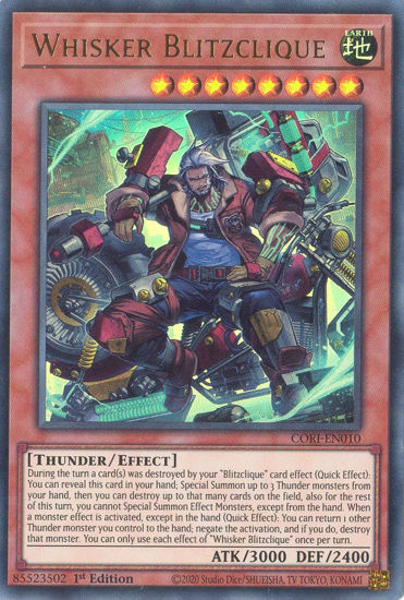 Whisker Blitzclique - CORI-EN010 - Ultra Rare 1st Edition