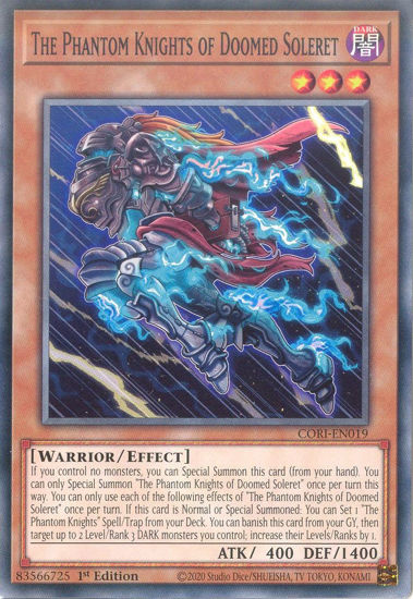 The Phantom Knights of Doomed Soleret - CORI-EN019 - Common 1st Edition