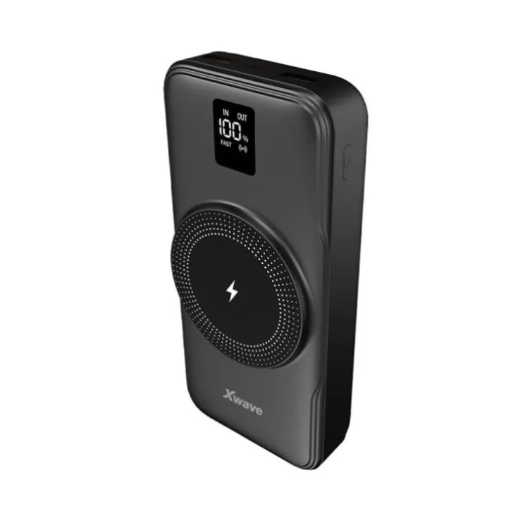 Xwave Power bank eksterna baterija 20000mAh/20W/15W wireless/PD/QC3.0 (crna)
