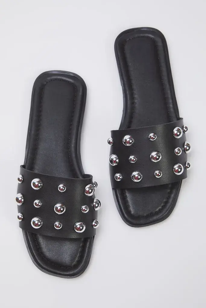 Trendyol Shoes Ženske Papuče Takss25Te00013, Crne