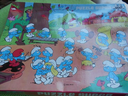 Štrumpfovi - velike puzzle - 1985.