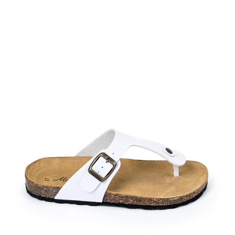 Once Ženske sandale ART.INFR Pelle-Bianco, Bele