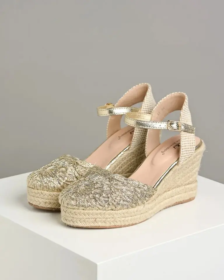 Emelie Strandberg Ženske sandale S413, Zlatne boje