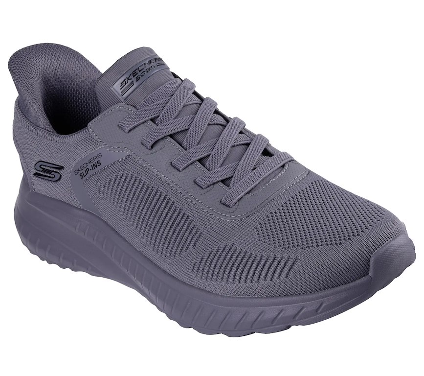 Skechers Muške patike Bob Squad Chaos - Solid Step, 118312-DKGY, Sive