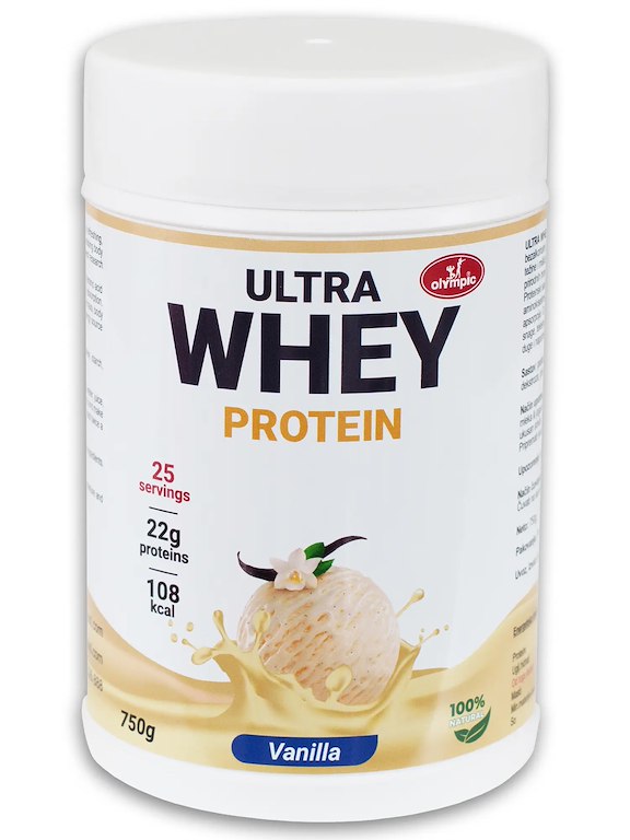 Olympic Whey Protein Ultra, Vanila, 750 g