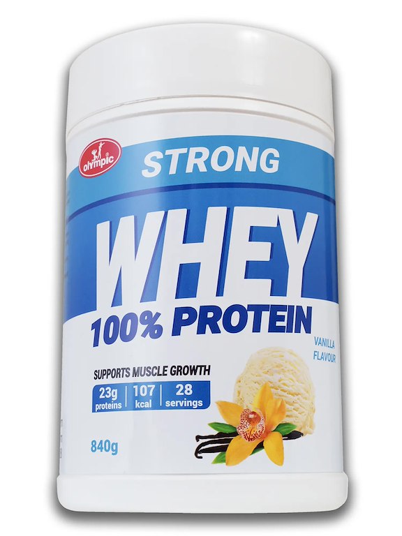 Olympic Whey Protein Strong, Vanila, 840 g