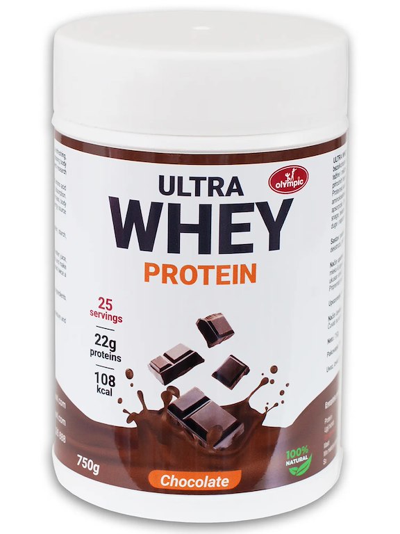Olympic Whey Protein Ultra, Čokolada, 750 g