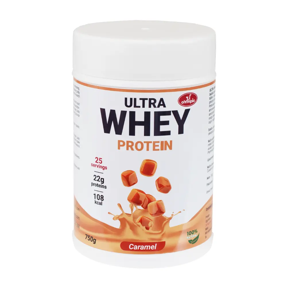 Olympic Whey Protein Ultra, Karamela, 750 g