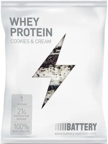 Battery Nutrition Whey Protein Cookies & Cream 30 g