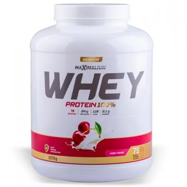 Maximalium Whey Protein, Višnja-jogurt, 2270 g