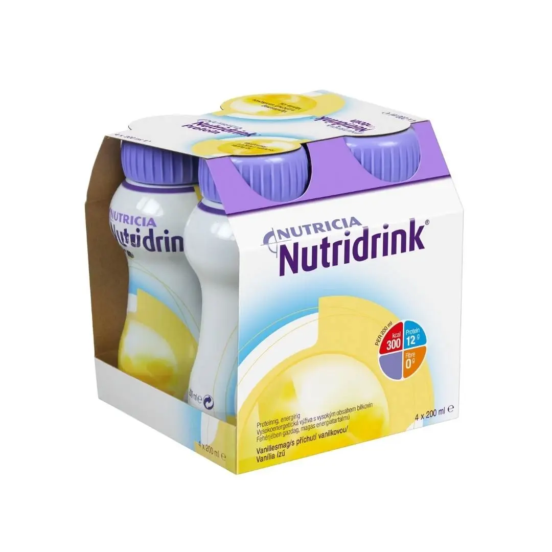 Nutricia Napitak Nutridrink Vanila, 4x200 ml