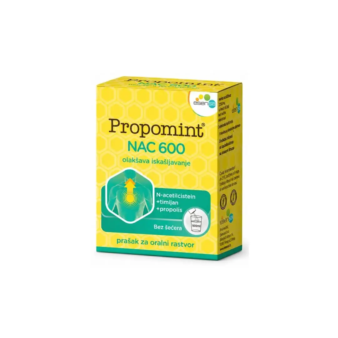 Esensa Prašak Propomint NAC 600, 5 kesica