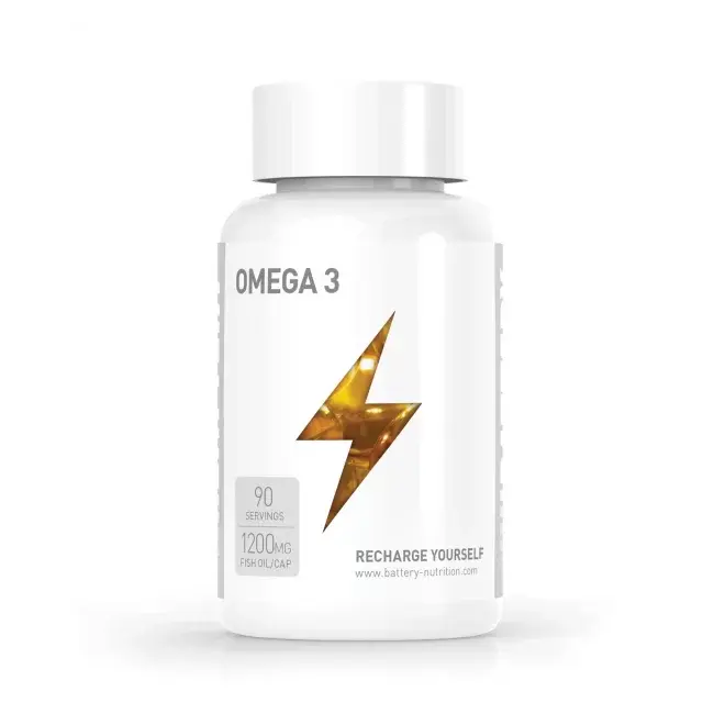 Battery Nutrition Omega 3, 1000 mg, 90 Kapsula