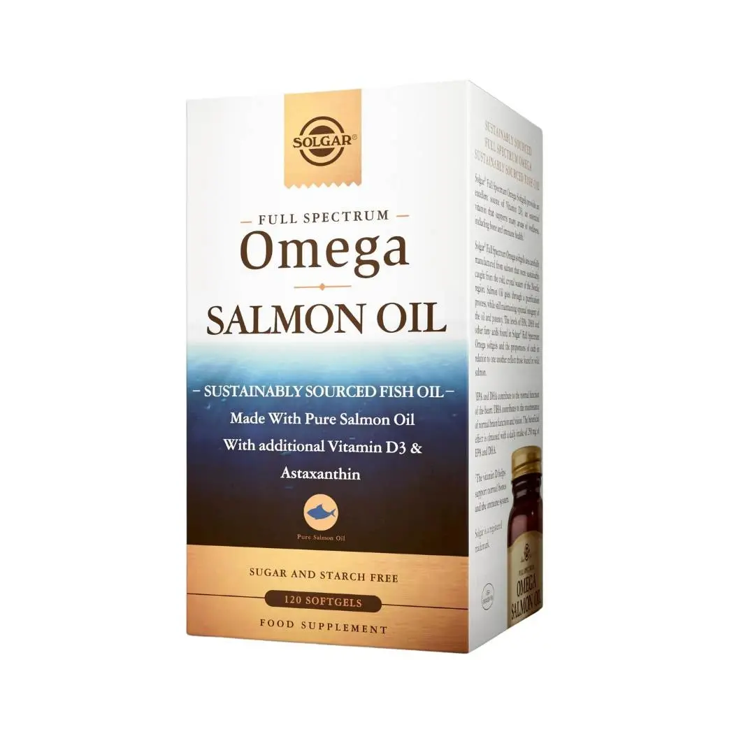 Solgar Omega 3 Ulje divljeg lososa, 120 kapsula