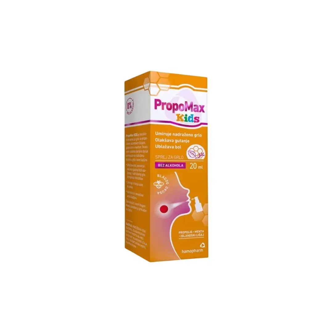 Hamapharm Sprej za grlo PropoMax Kids, 20 ml