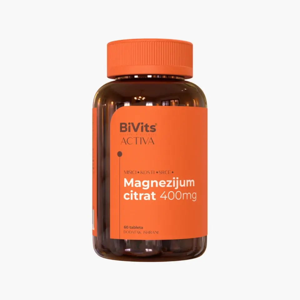 BiVits Magnezijum citrat Activa, 400 mg, 60 tableta