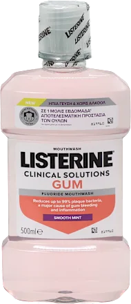 LISTERINE
CLINICAL SOLUTIONS GUM tečnost za ispiranje usta, 500 ml