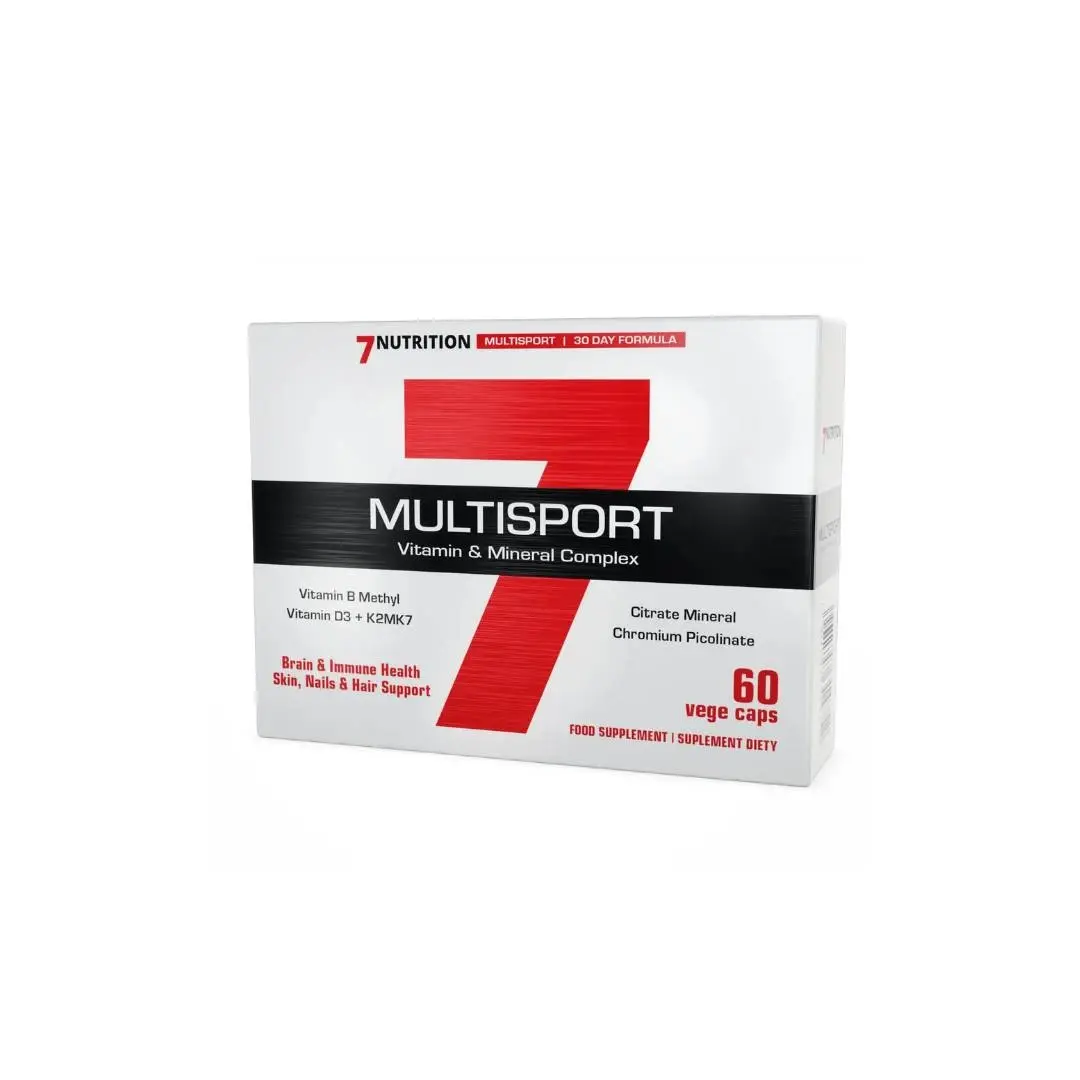 7Nutrition Vitaminsko-mineralni kompleks MultiSport, 60 kapsula