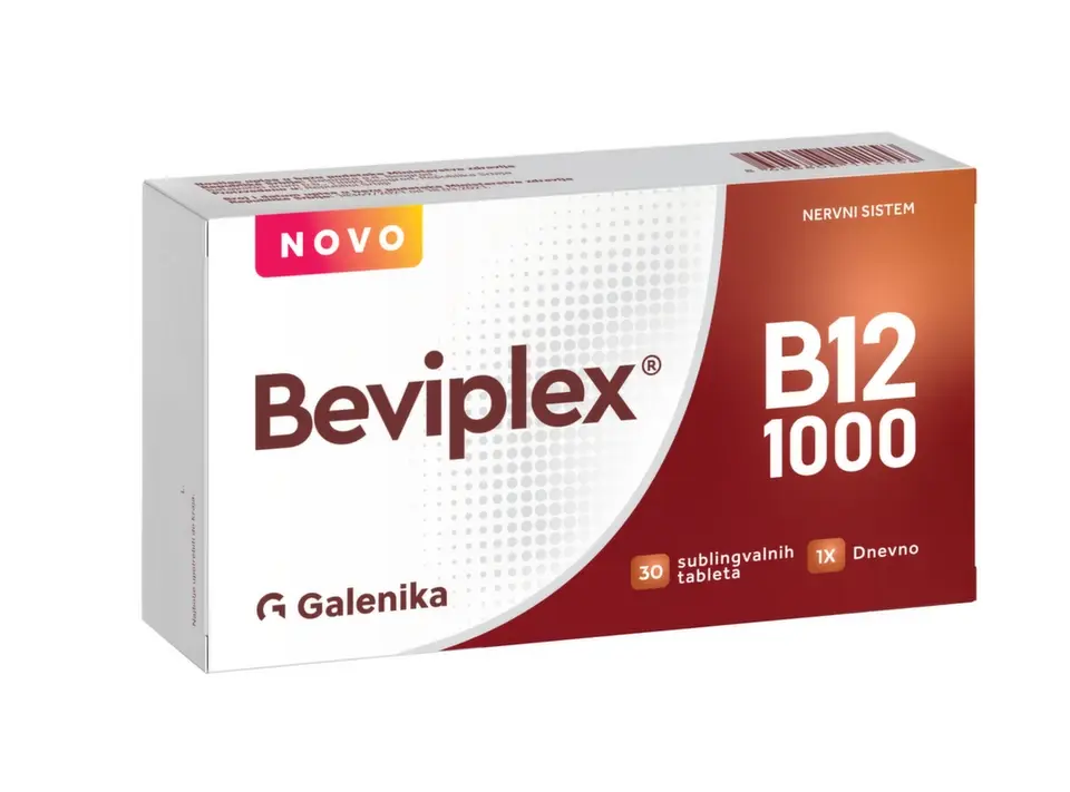Beviplex Vitamin B12 1000, 30 tableta