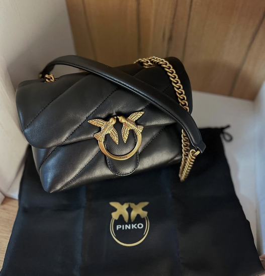 Pinko original torba crna Snizena