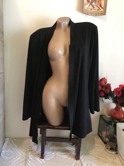 Crni tanji kardigan XL