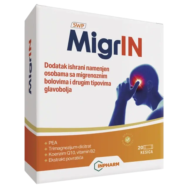 Inpharm Kesice MigrIn, 20 kesica