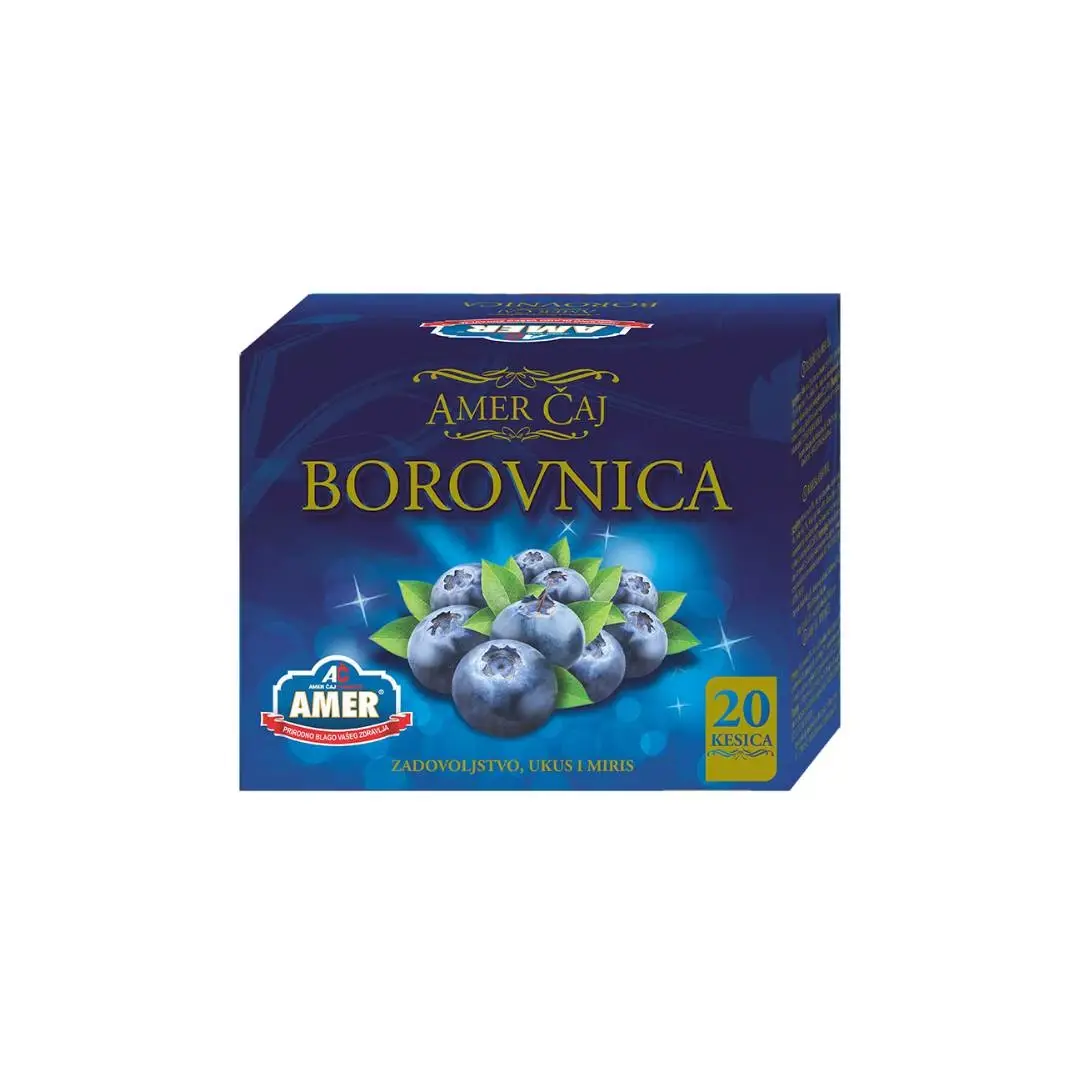Amer Tea Filter Čaj Borovnica 20 Kesica