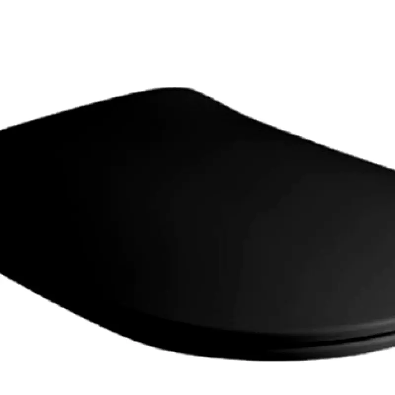 TRIBECA WC DASKA SLIM SOFT CLOSE NERO MATT KERASAN