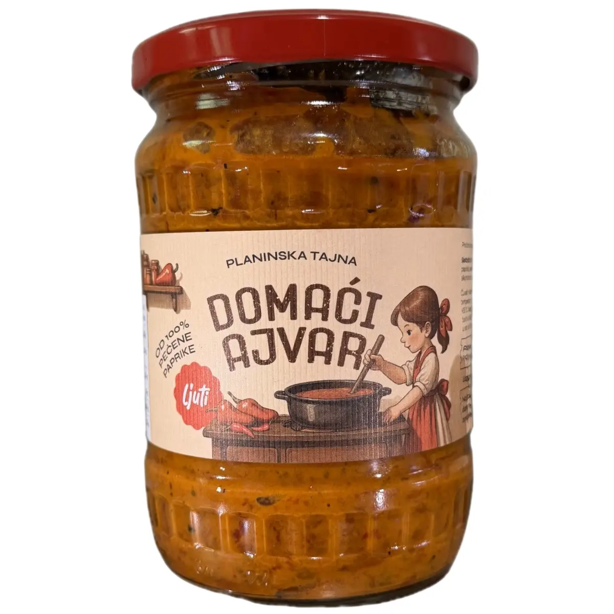 Planinska Tajna Bruski ljuti ajvar, 580 g