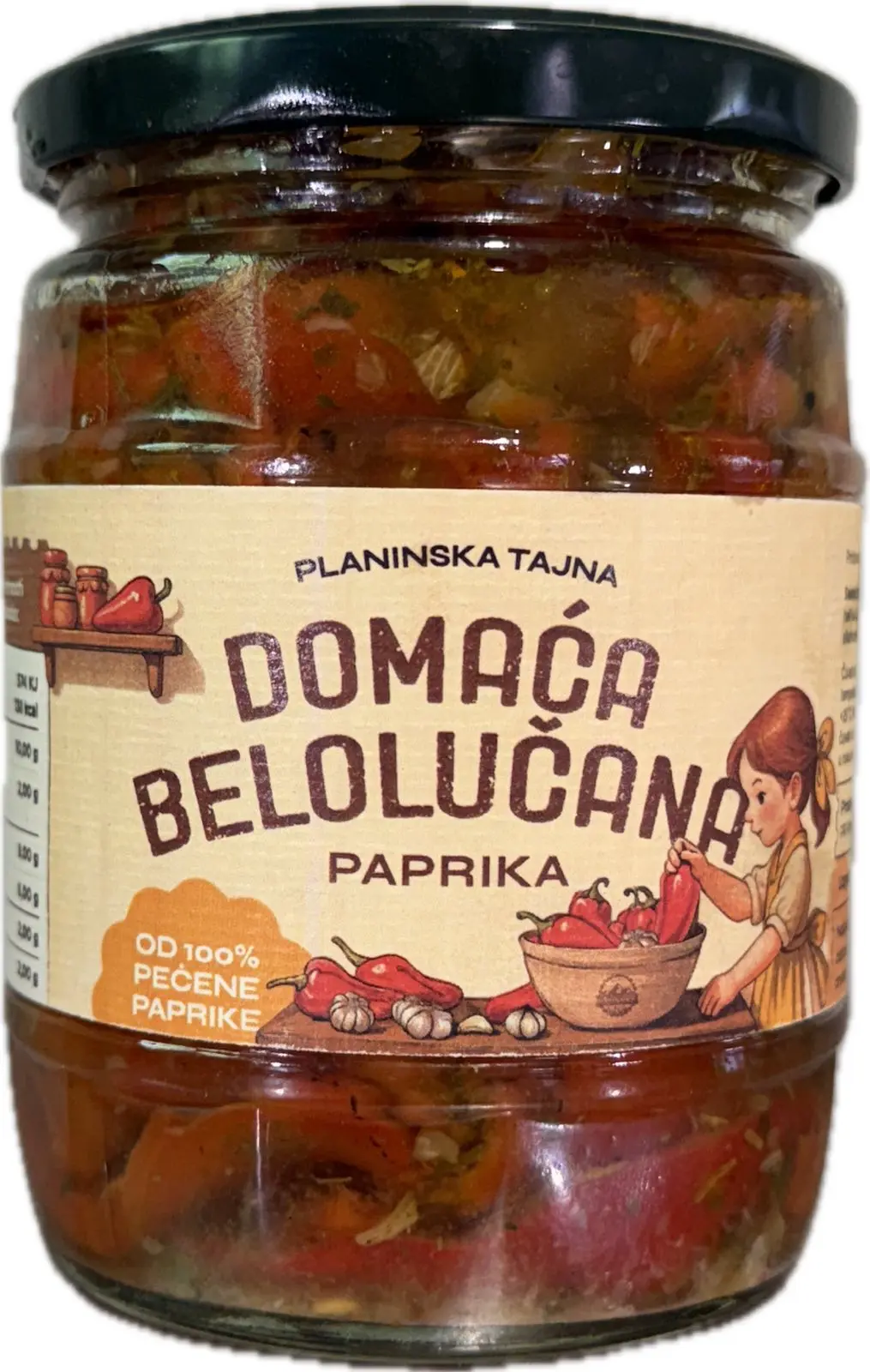 Planinska Tajna Bruska belolučana paprika, 580 g