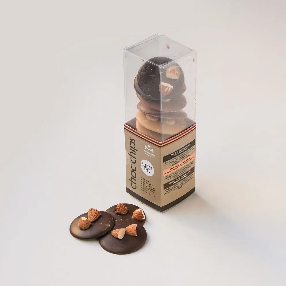Mandarina Cake Shop Čokoladni medaljoni bez šećera, 120 g