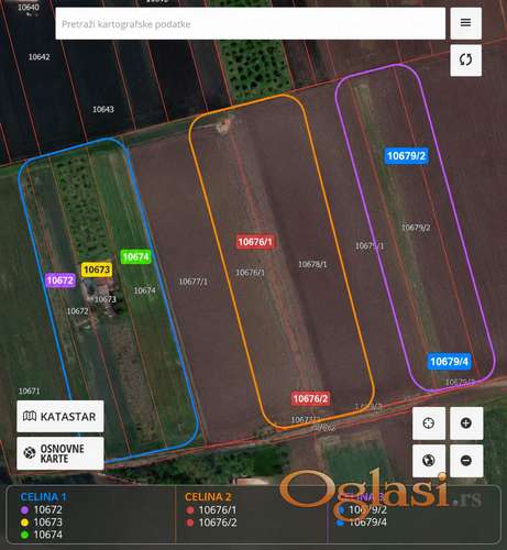 3 x 3000 m2