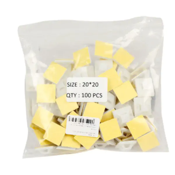 Držac vezica 19x19mm set 100kom