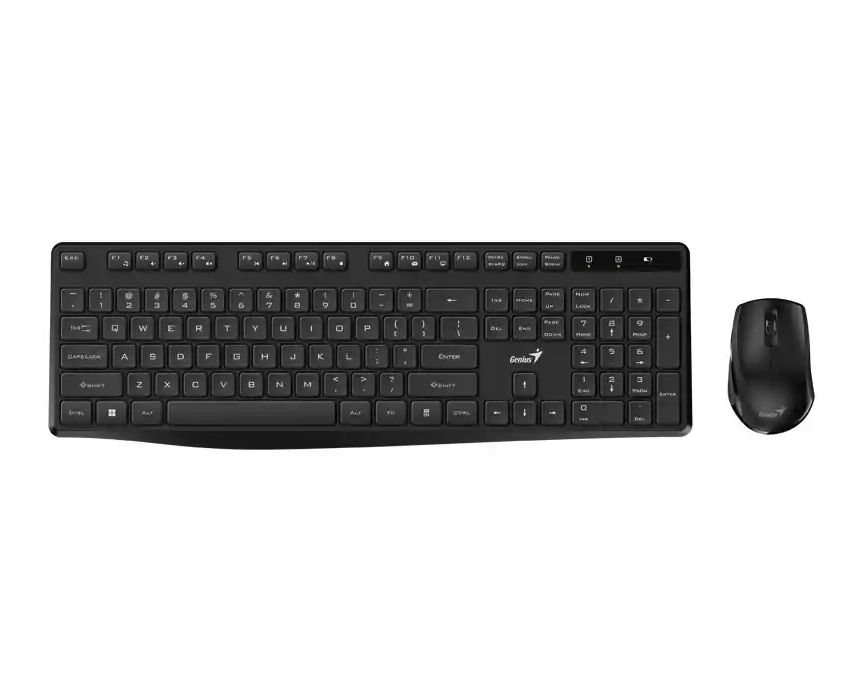 Tast+Mis USB Wireless Genius KM-8206S Black,AI,SRB 2.4GHz