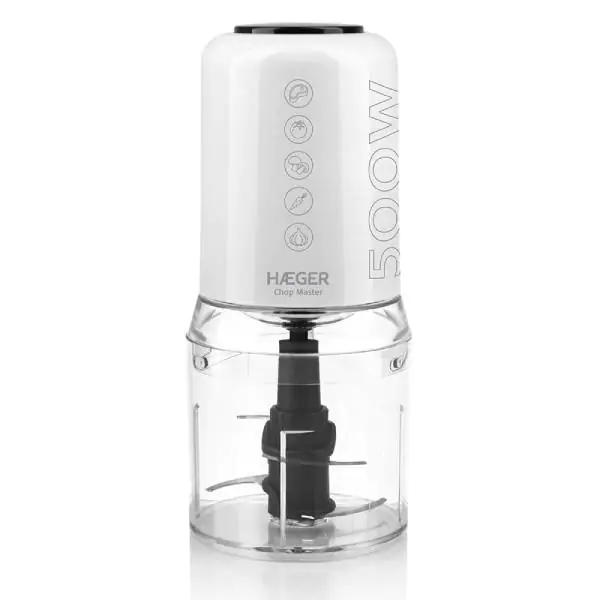 HAEGER CH-50W.008A SECKALICA 0,5L 500W 4 SEČIVA BELA